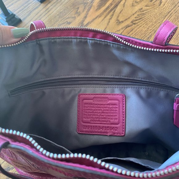 Coach | Bags | Coach Berry Patent Leather Purse With Stitched Cs | Poshmark